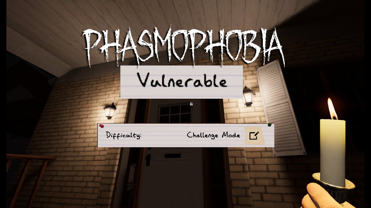 VULNERABLE - Phasmo Weekly Challenge - YouTube