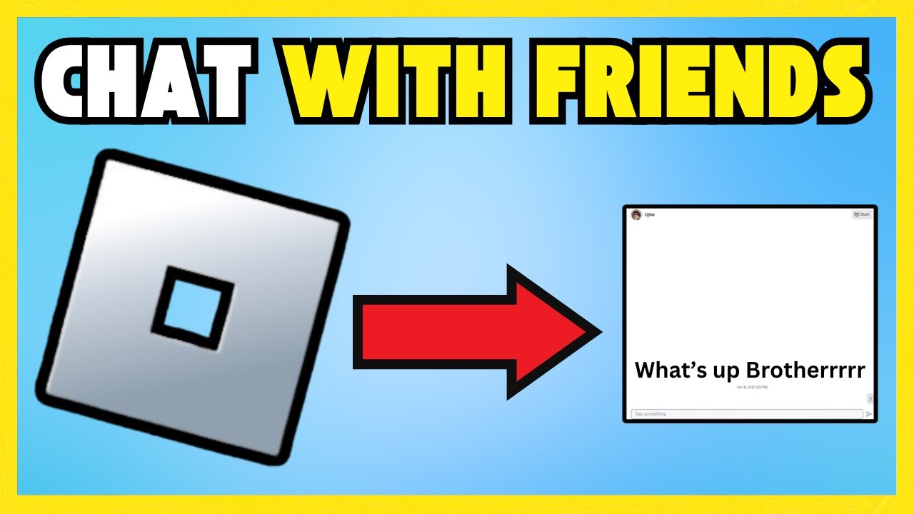 How To Chat With A Friend On Roblox [NEW UPDATE] - YouTube