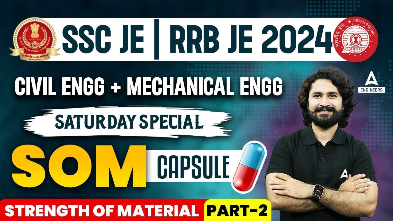 SSC JE/RRB JE 2024 | Strength of Material #2 | Civil/Mechanical ...