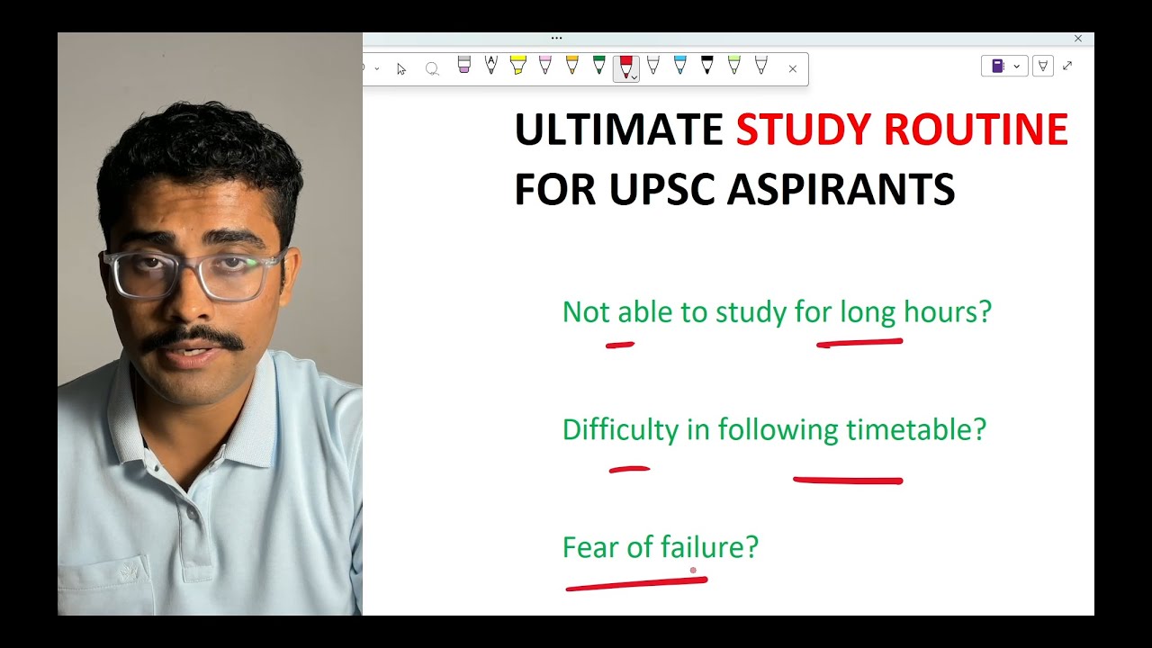 Ultimate Study Routine for UPSC Aspirants- Clear UPSC with "Ease" - YouTube