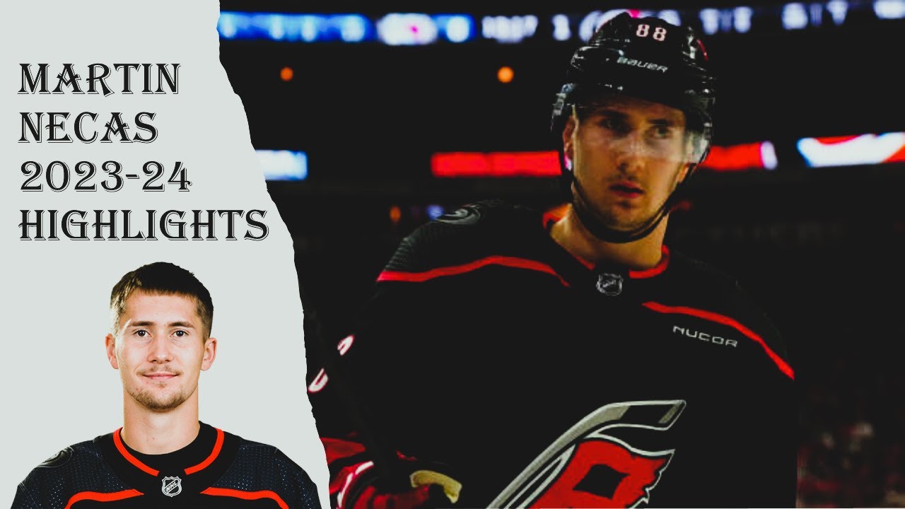 Martin Necas 2023-24 Highlights - YouTube