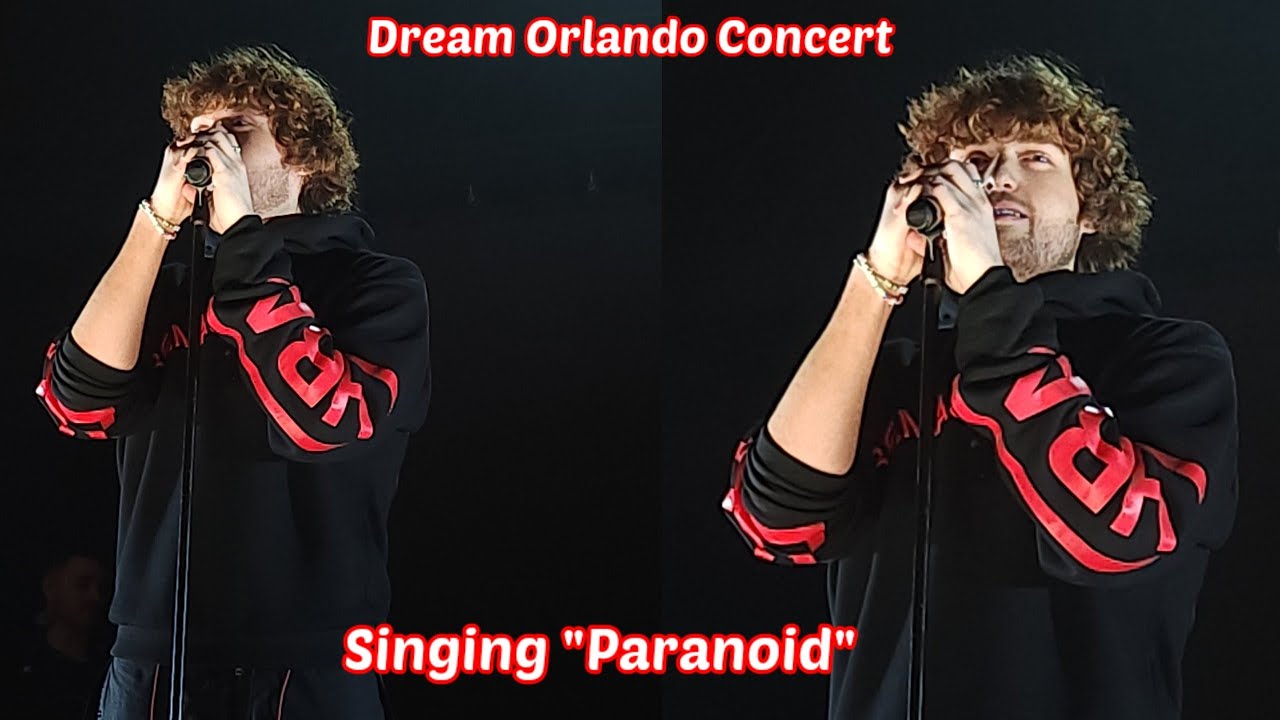 Dream's Concert Singing "Paranoid" Live - YouTube