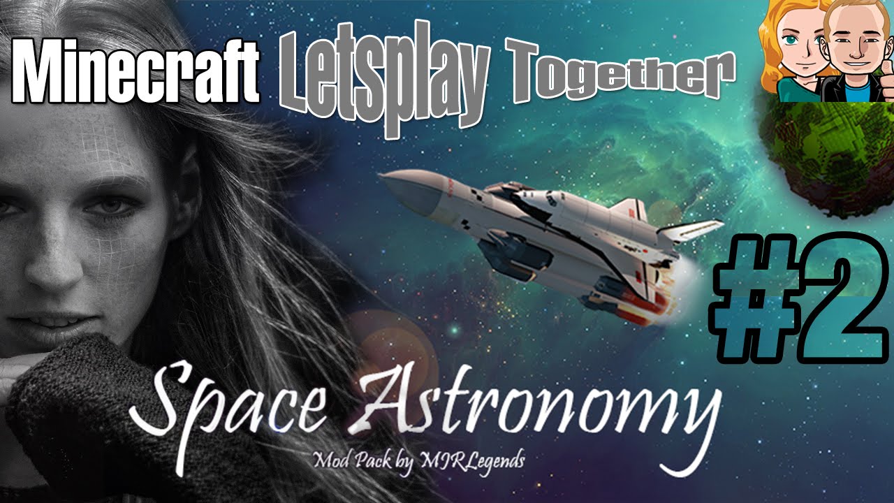 Minecraft Space Astronomy #2 Letsplay Together * Splitscreen * Die ...