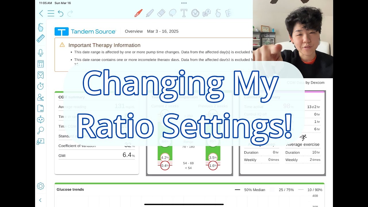 Adjusting My Ratios on My Pump | T1D - YouTube