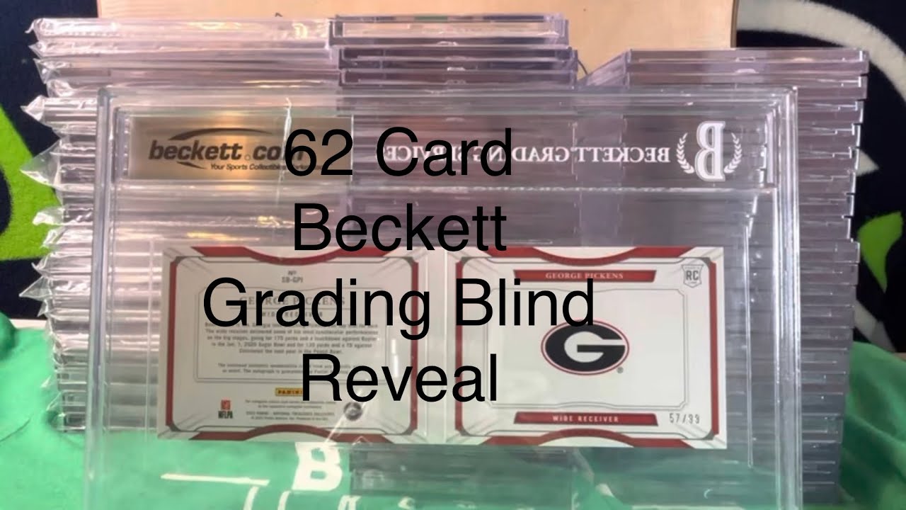 62 Cards BGS Beckett Grading Blind Reveal. My 1st Ever Submission ...