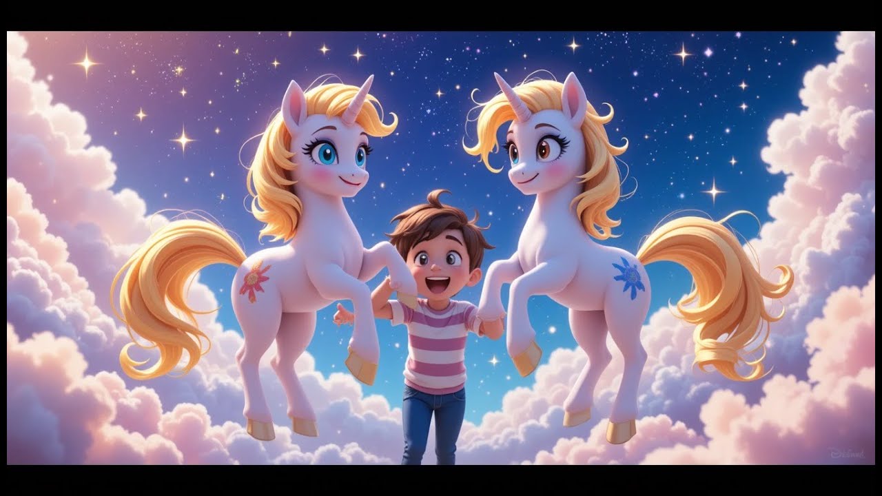 Two Little Ponies Dancing in the Sky Rhyme Song | Popular Nursery Rhyme ...