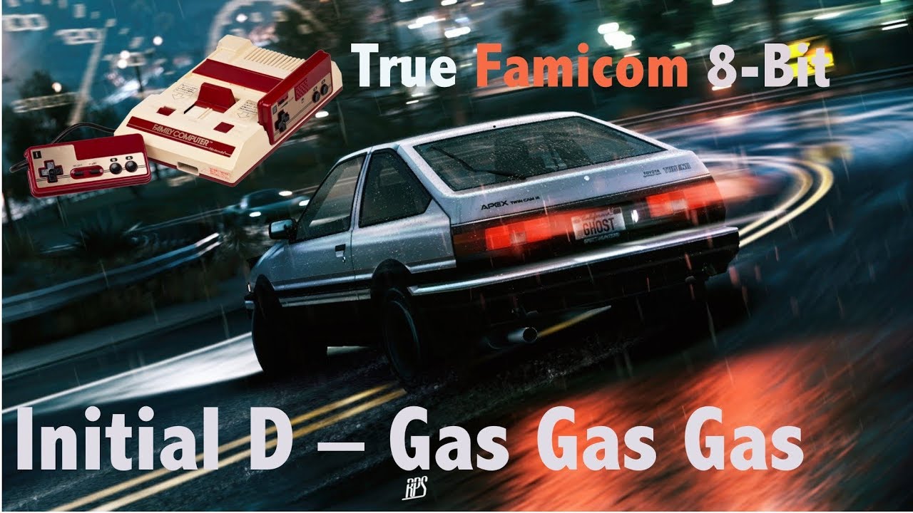 Initial D - Gas Gas Gas | True Famicom 8-Bit - YouTube