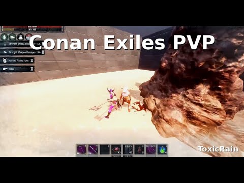 Conan Exiles PvP - Strength Build Tactics - YouTube