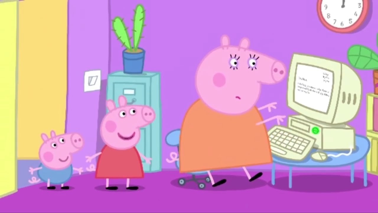 Peppa Pig — S1 E7 — Mummy Pig At Work - YouTube