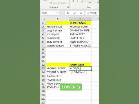 Excel Uppercase & lowercase Formulas | Advance Excel Formula | MyExcelGeeks - YouTube