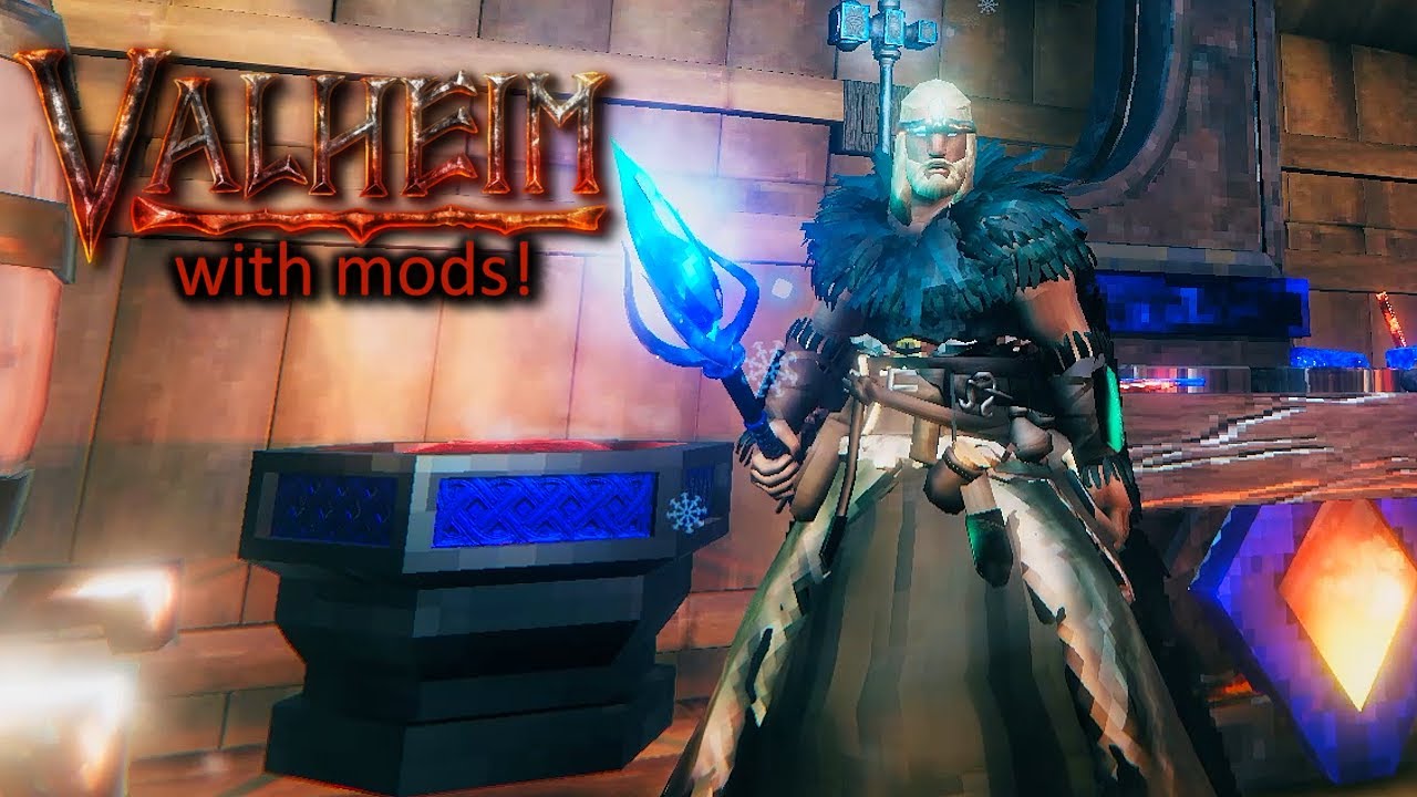 Skrymir's ice staff! Dragon drop? | Valheim with mods - 43 - YouTube