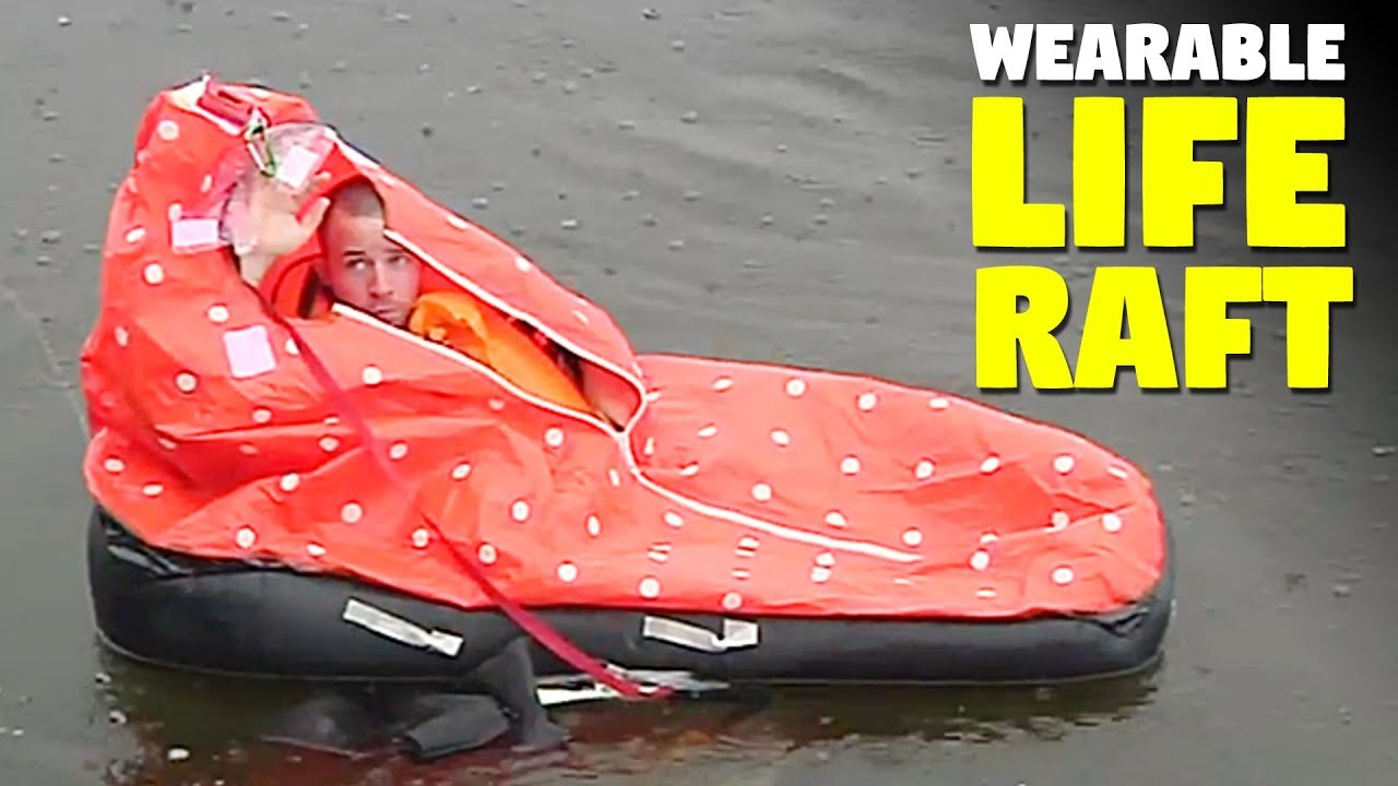 Wearable Life Raft | Personal Overboard Survival System - YouTube