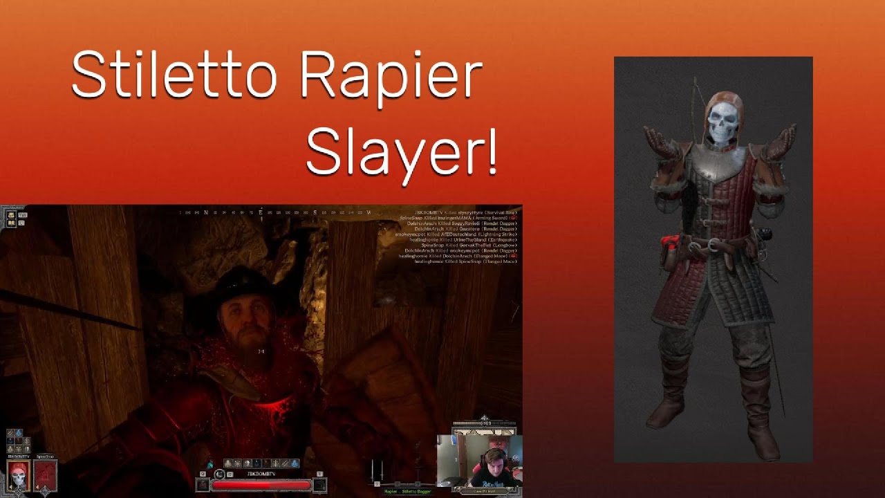 Stiletto Rapier Slayer Fighter. New Best way to play Fighter!? - Dark ...