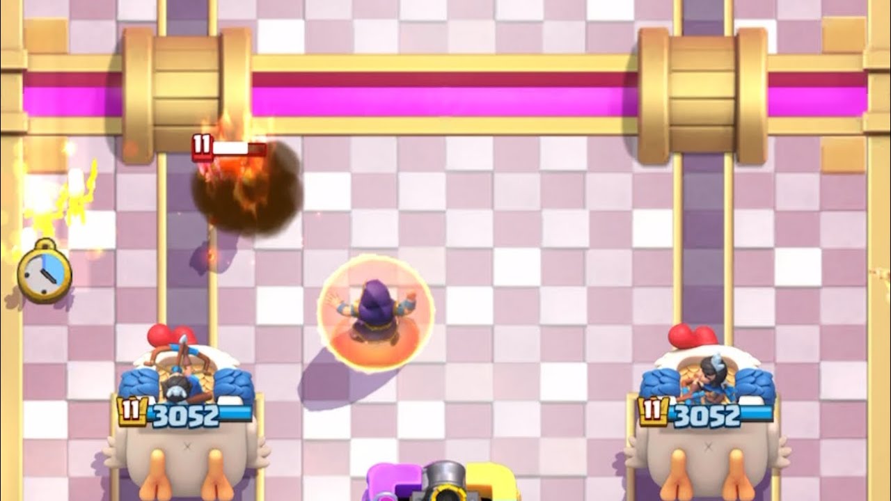 Great Wizard Evolution hog deck in clash royale - YouTube