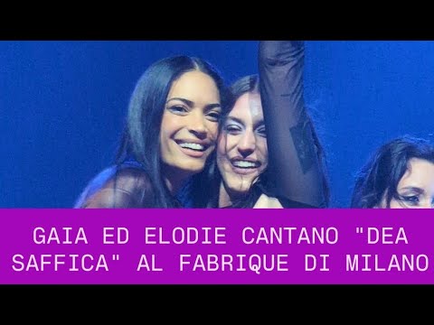 Elodie e Gaia cantano \