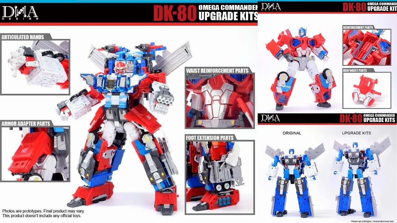 DNA Design DK-80 Upgrade Kit For HASLAB OMEGA PRIME/GOD FIRE CONVOY ...