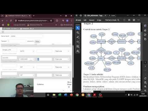 Membuat database dan tabel menggunakan XAMPP - YouTube