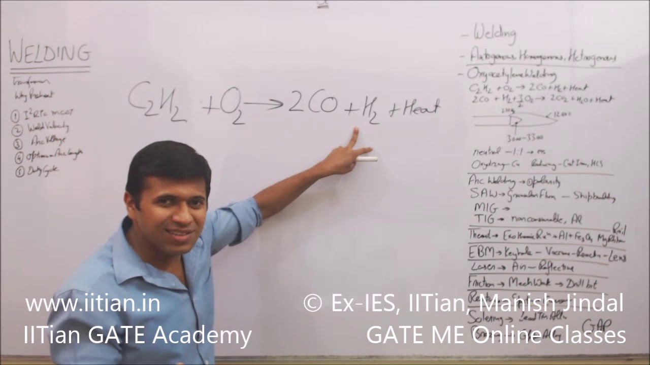 Welding, Part-1, GATE Mechanical Crash Course - YouTube