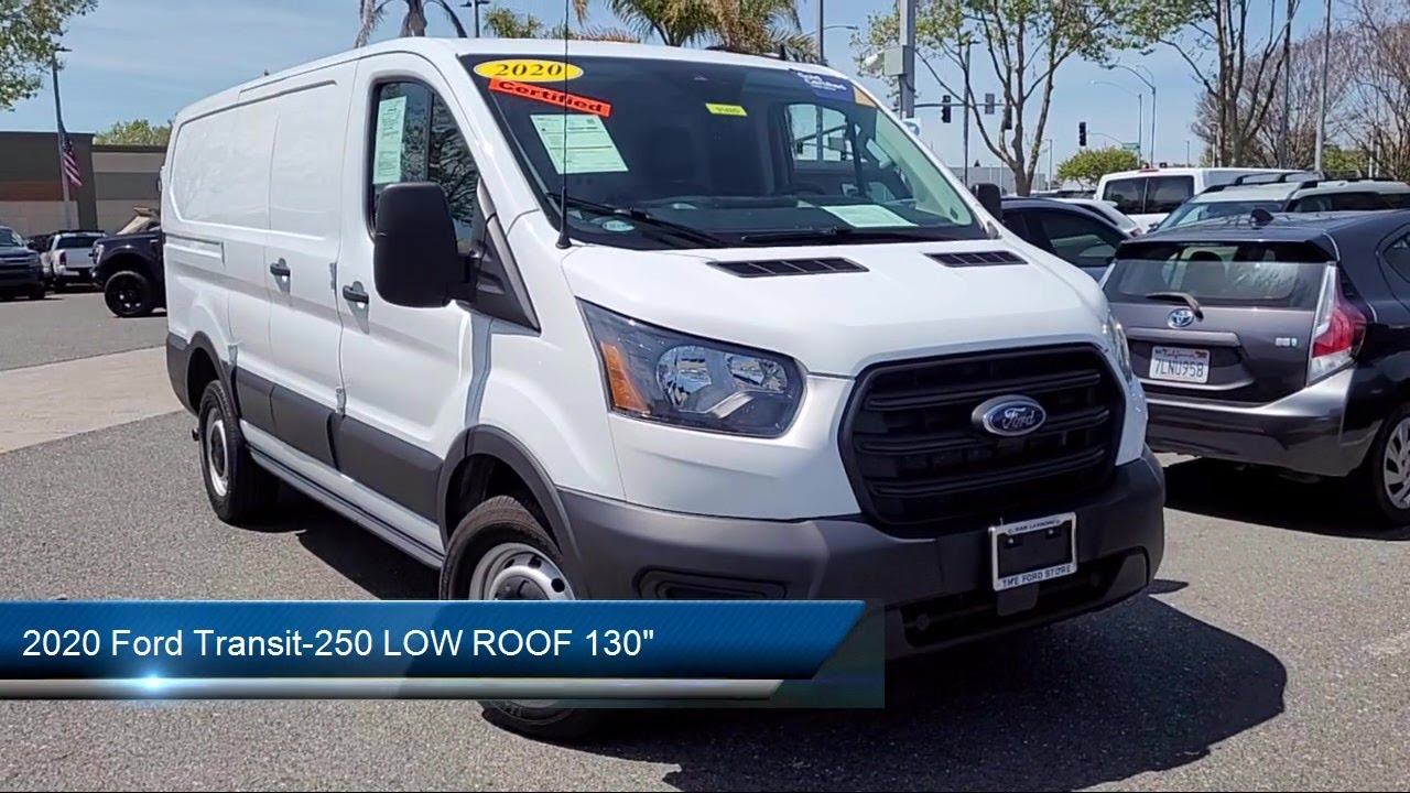 2020 Ford Transit-250 LOW ROOF 130" 3D Cargo Van Oakland Alameda San ...
