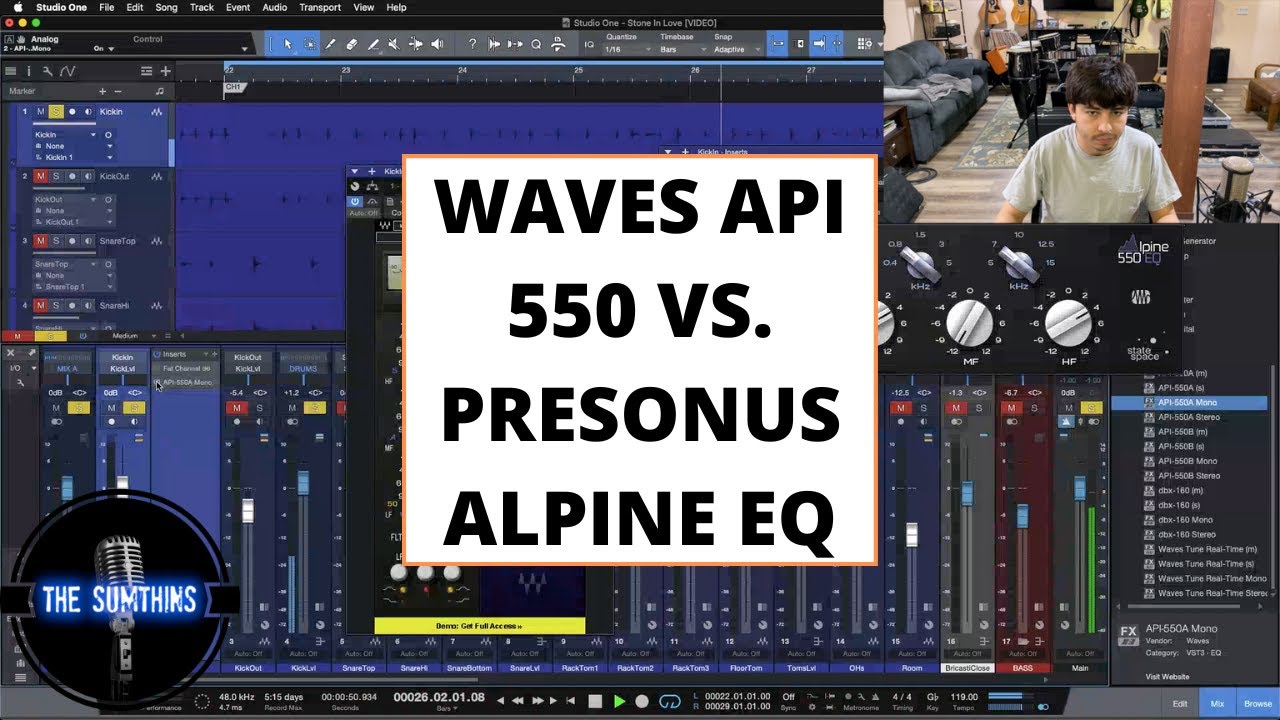 Waves API 550 vs Presonus Alpine EQ 550: Which Is Best? (Plugin Shootout) - YouTube