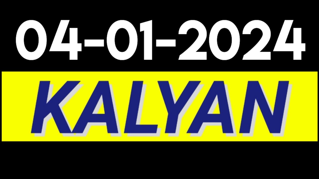 Kalyan satta number today 04-01-2024 || Kalyan otc ||#kalyan #dpboss # ...