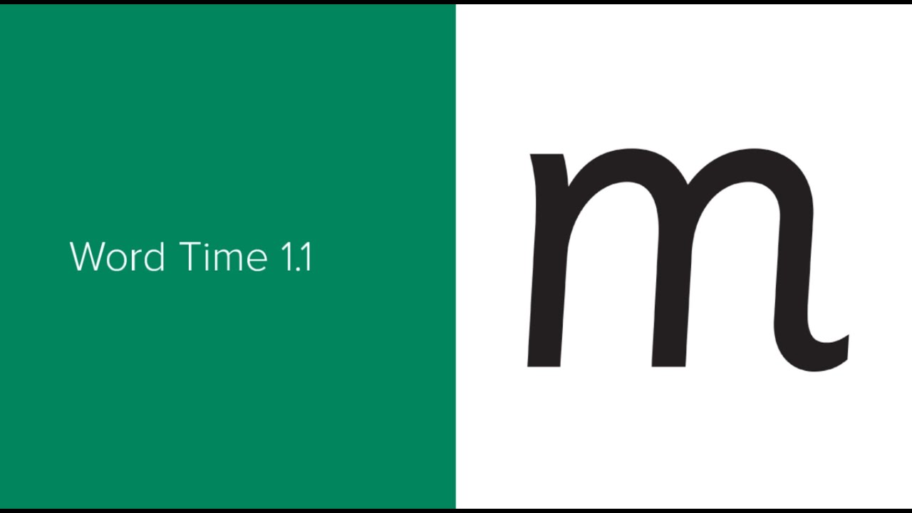 Word Time 1.1 - YouTube