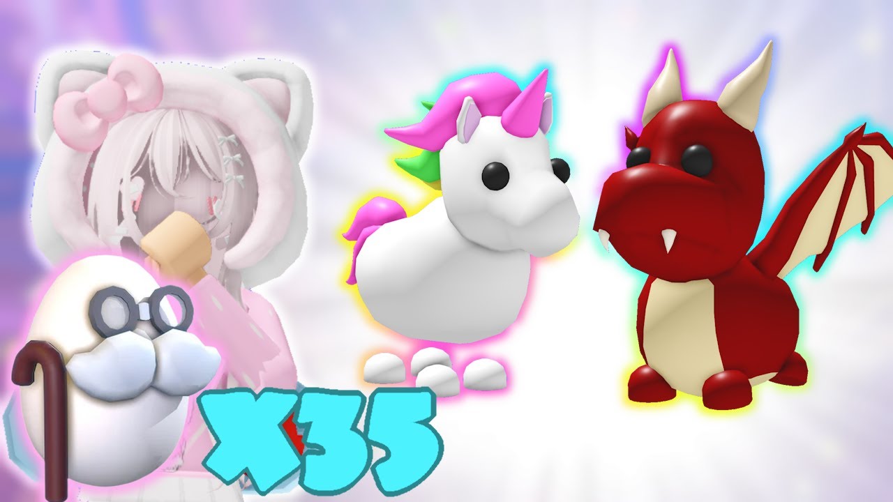 Hatching 35 Retired Eggs! | Roblox Adopt Me | Riivv3r - YouTube