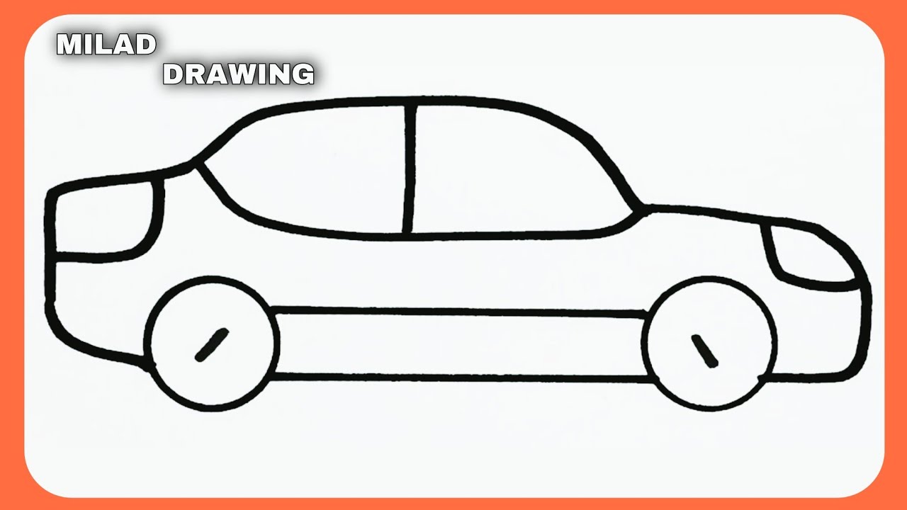 HOW TO DRAW AND PAINTING A CAR, DRAW CUTE THINGS - YouTube