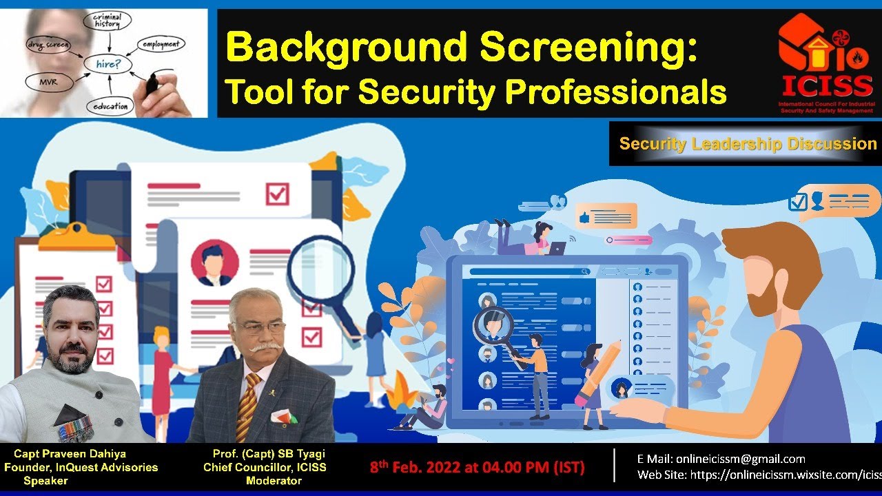 Background Screening: Tool for Security Professionals - YouTube