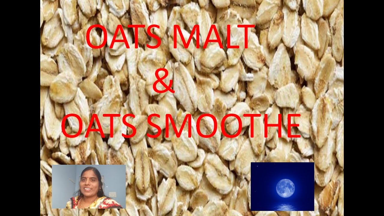 How to prepare Oats malt and Oats smoothe within 2 min - YouTube