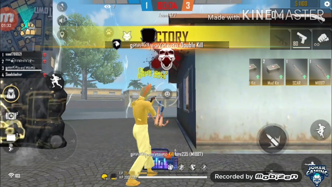 Free Fire ||Pro Gameplay Part 2 || By ;*JOKER GAMING* - YouTube