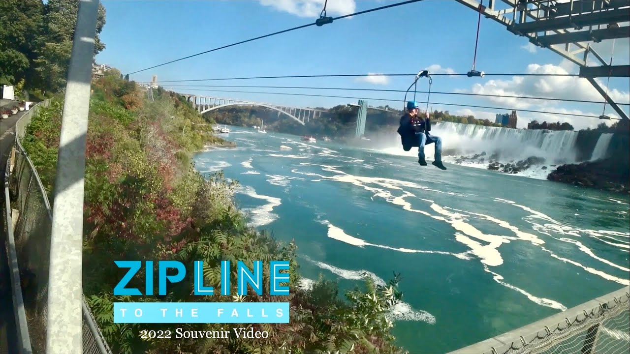Zipline To The Falls (Niagara Falls, Ontario, Canada) - souvenir video ...