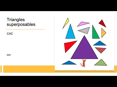 Triangles superposables CAC - YouTube