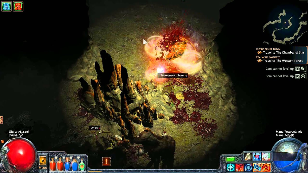 Path of Exile - The Great White Beast Quest Walkthrough - YouTube