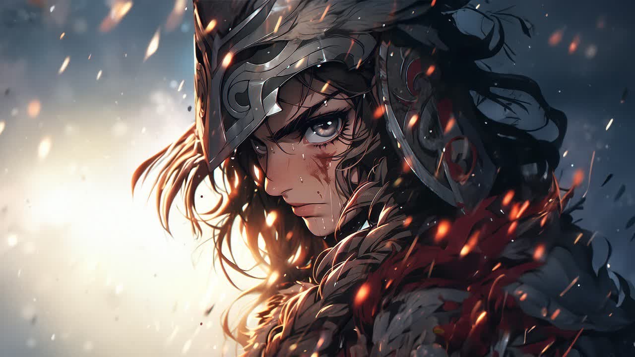 The heart of a warrior beats with the rhythm of courage and resilience ...