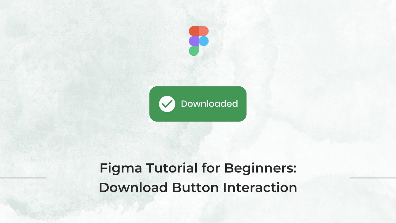 Figma Tutorial for Beginners: Download Button Interaction - YouTube