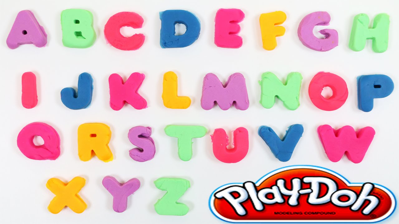 Learn the Alphabet with Play Doh | Includes the Alphabet Song! - YouTube