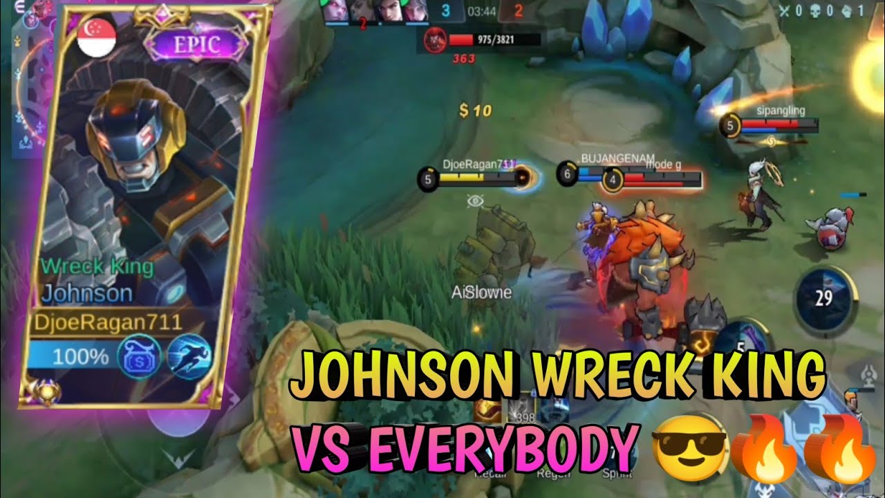 JOHNSON WRECK KING VS EVERYBODY EPIC COMEBACK IS REAL - YouTube