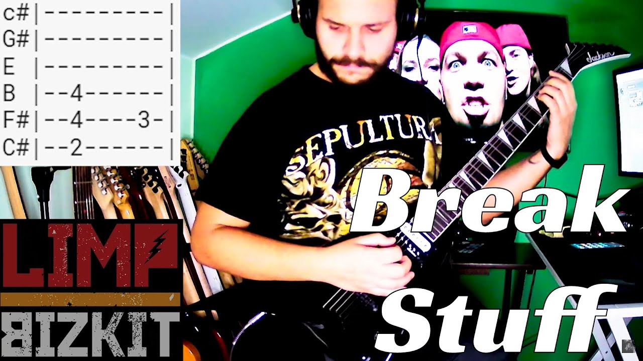 Limp Bizkit - Break Stuff |Guitar cover| |Tab| - YouTube