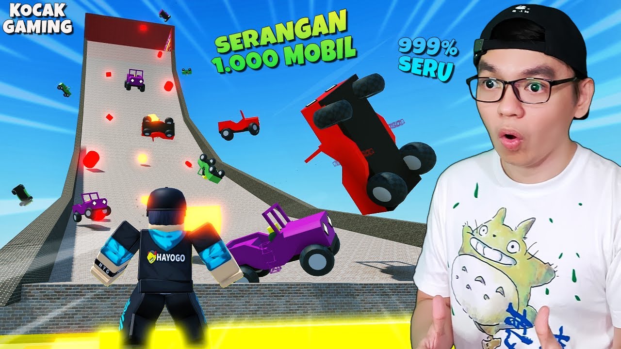 KOCAK!! Ada MOBIL RAKSASA & Serangan 1.000 Mobil 😂🔥😂 - YouTube