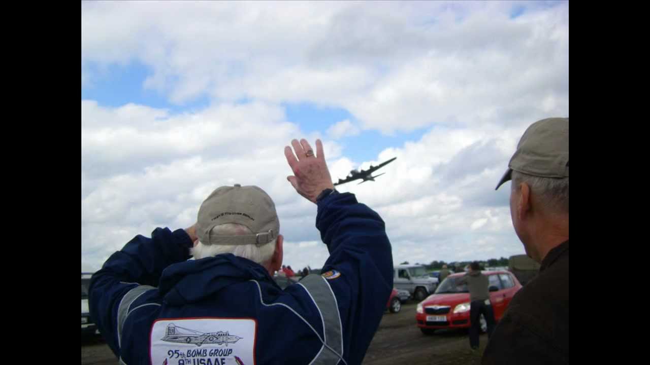 Jack Bertram, 95thBG + B-17 Runway Flyby - YouTube