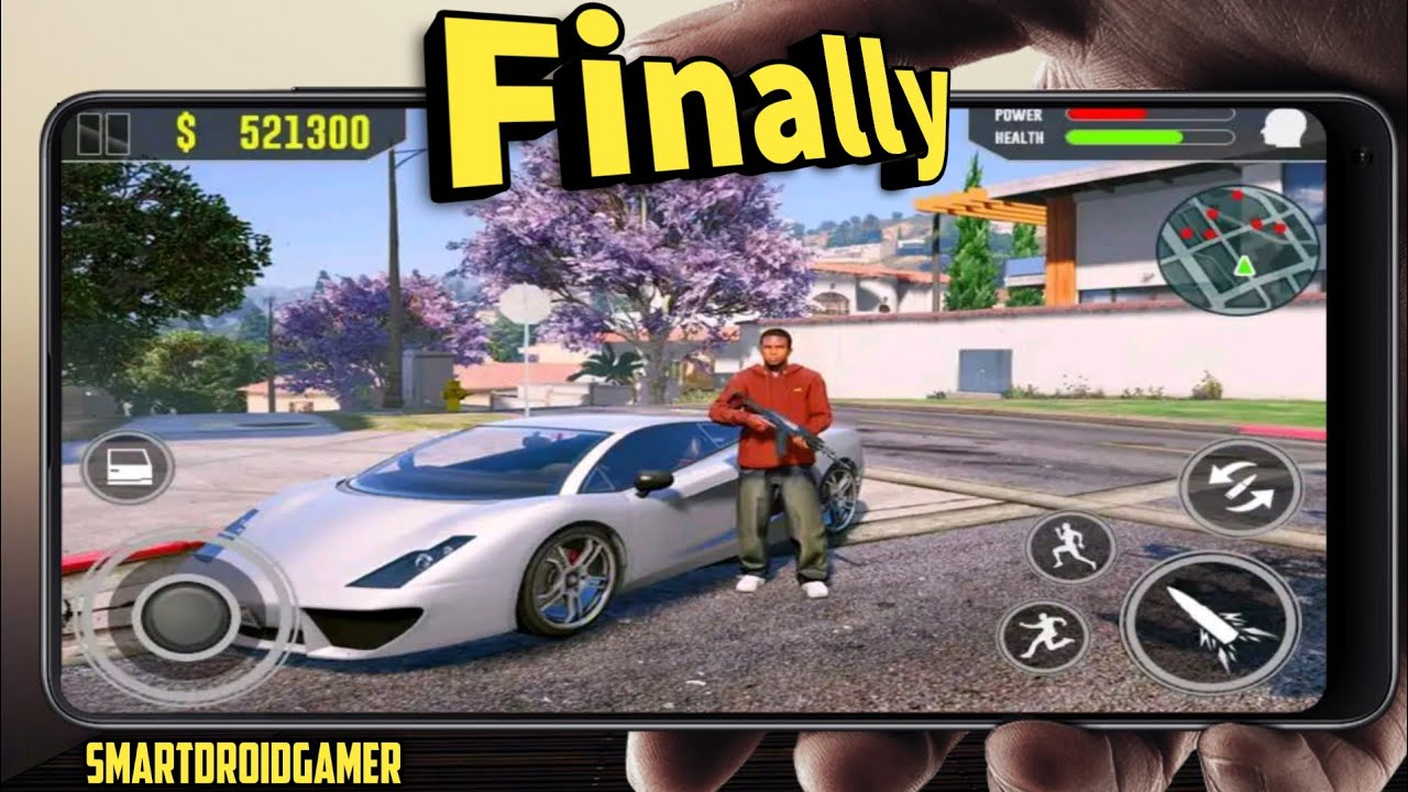 Gta 5 Finally Playable On Android Mobile By A Fan | Gameplay + How To ...