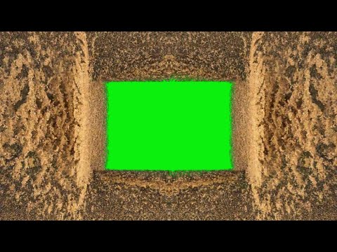 Sandy Reveal Transition Green Screen Background HD - YouTube