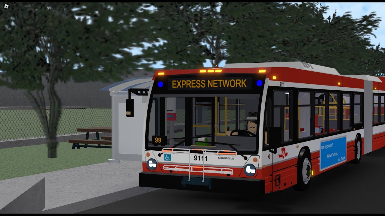 Toronto Transit Commission (Roblox) 2013 Novabus LFS Artic #9111 ~ 99 ...