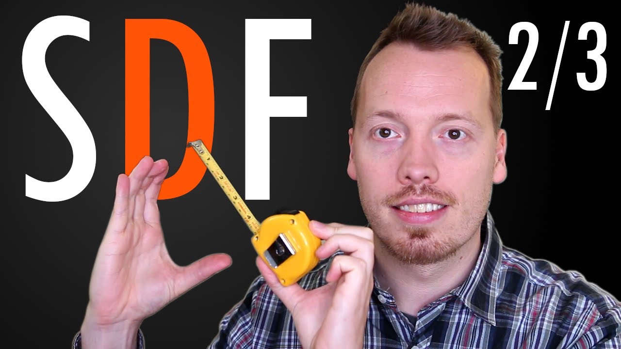 SDF example 1: sampling and displacing the sdf using the gradient ...