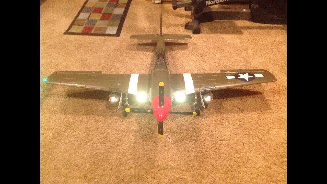 FMS P-51B Shangri-La 101417 - YouTube
