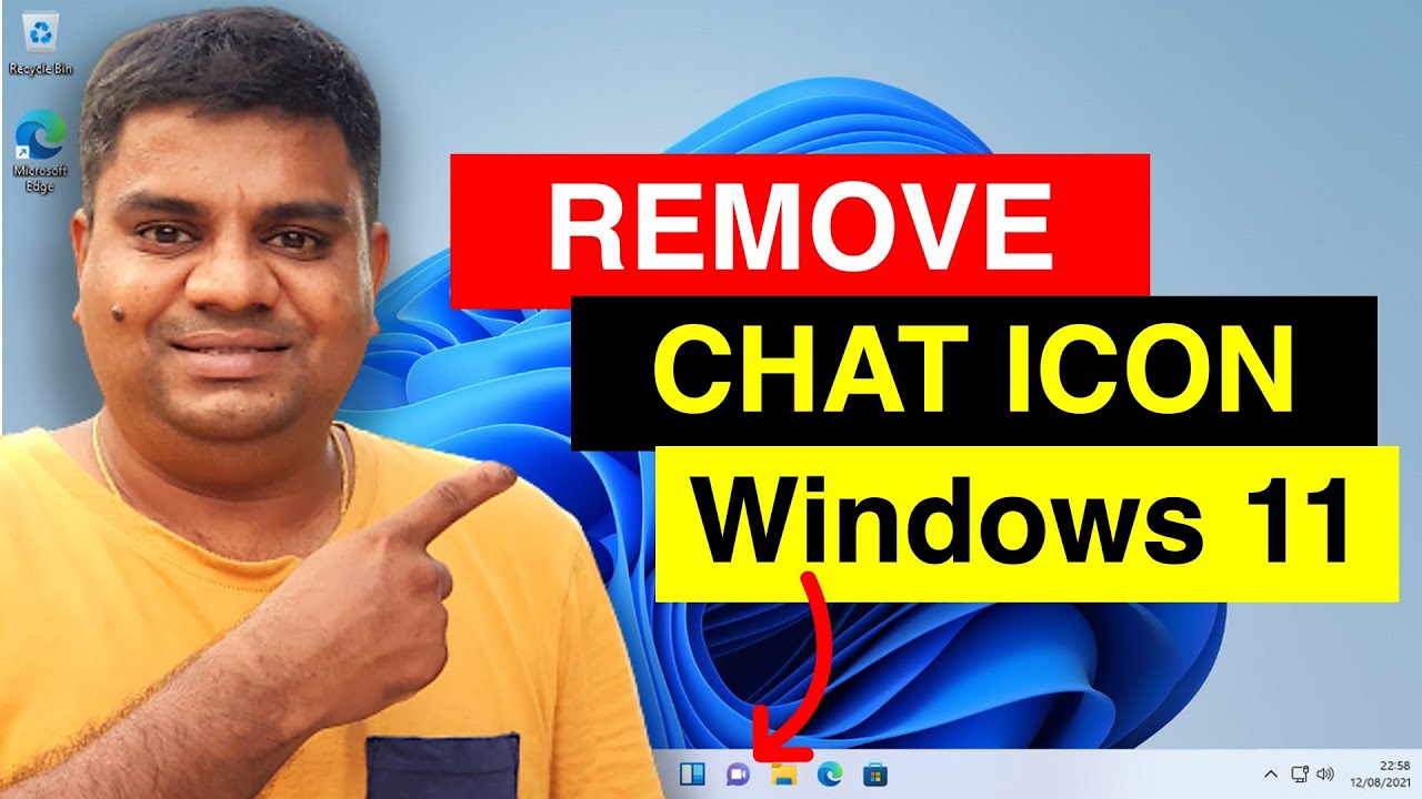 How to Remove Chat (Icon) - Windows 11 - YouTube