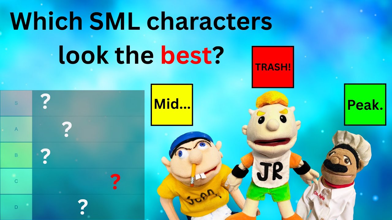 SML Talks Tier List: Which character looks the BEST! - YouTube