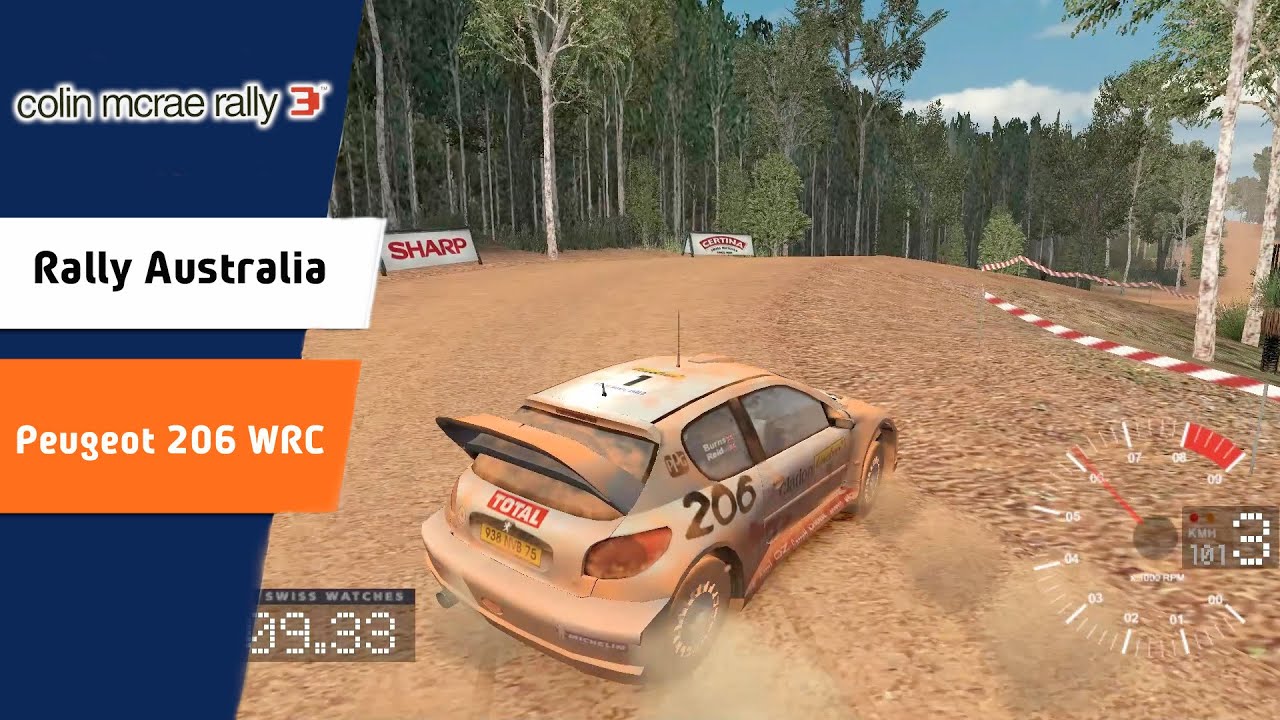 Peugeot 206 WRC Mod for Colin McRae Rally 3 - YouTube
