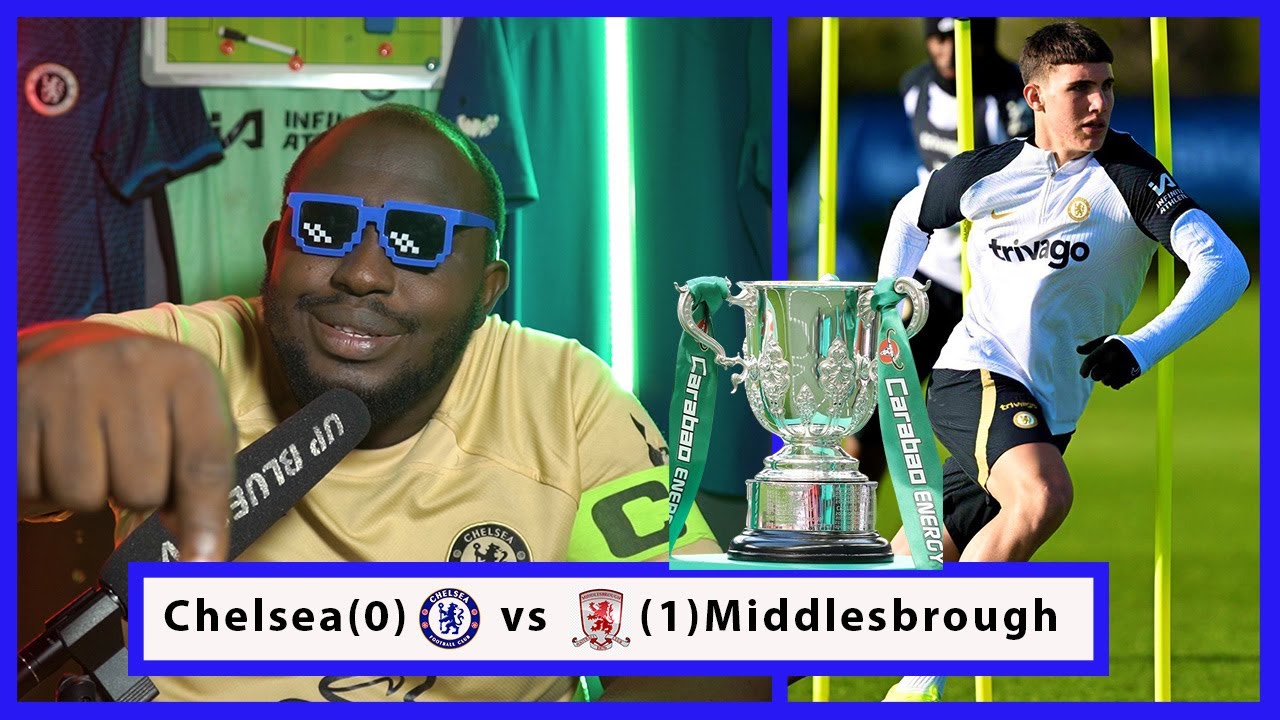 Chelsea vs Middlesbrough (0-1)live Carabao Cup 2023/24 Semi Finals ...
